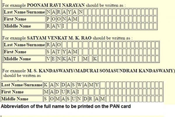 First Name And Last Name In India